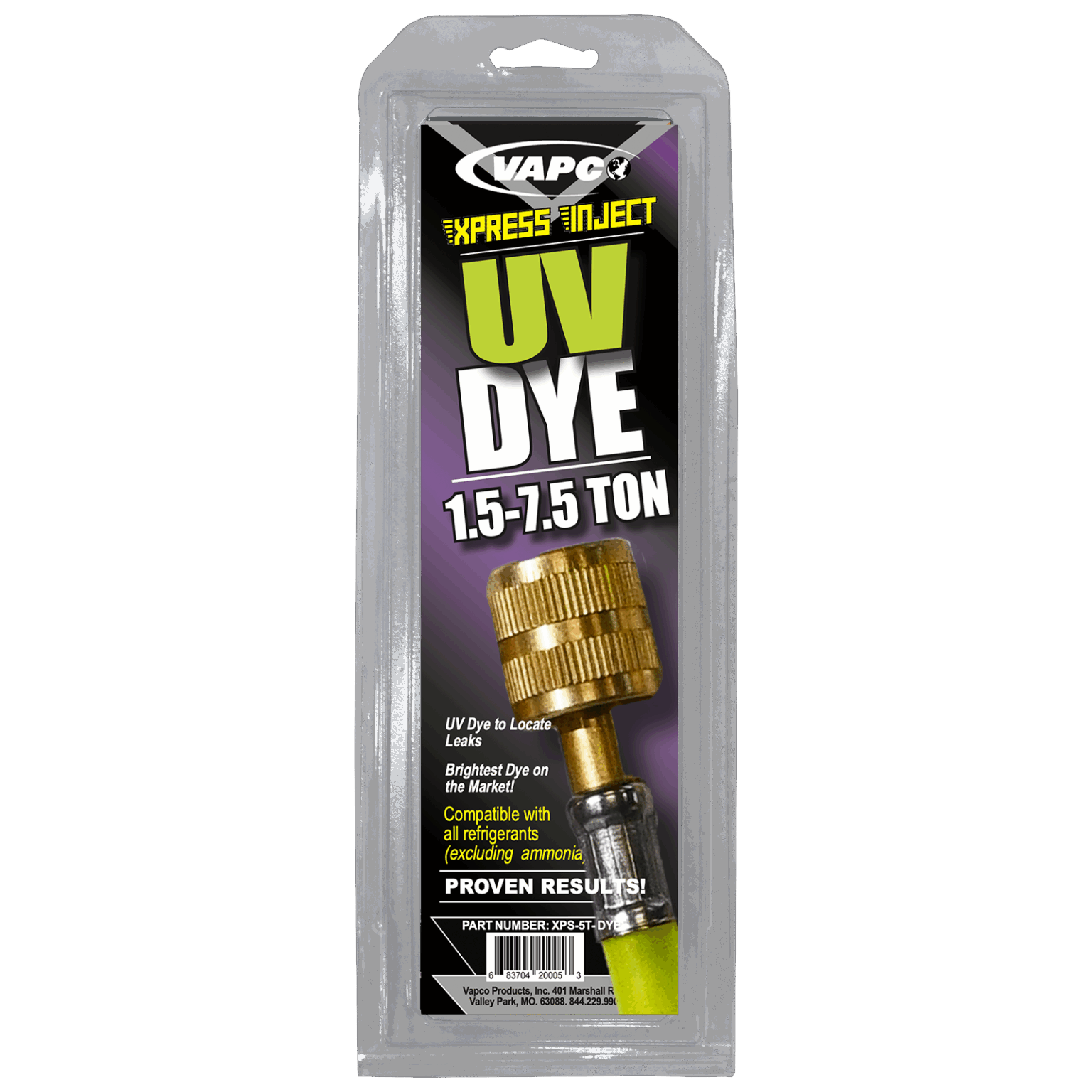 Xpress UV Dye XPS- Mini, 5T -DYE - Vapco Solutions