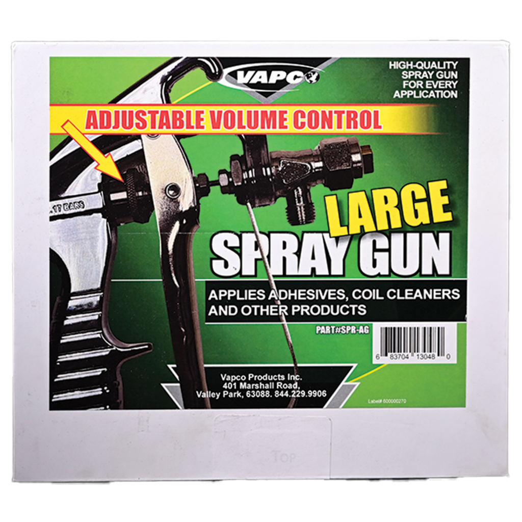Spray Gun With Adjustable Volume Control, SPR-AG - vapcosolutions
