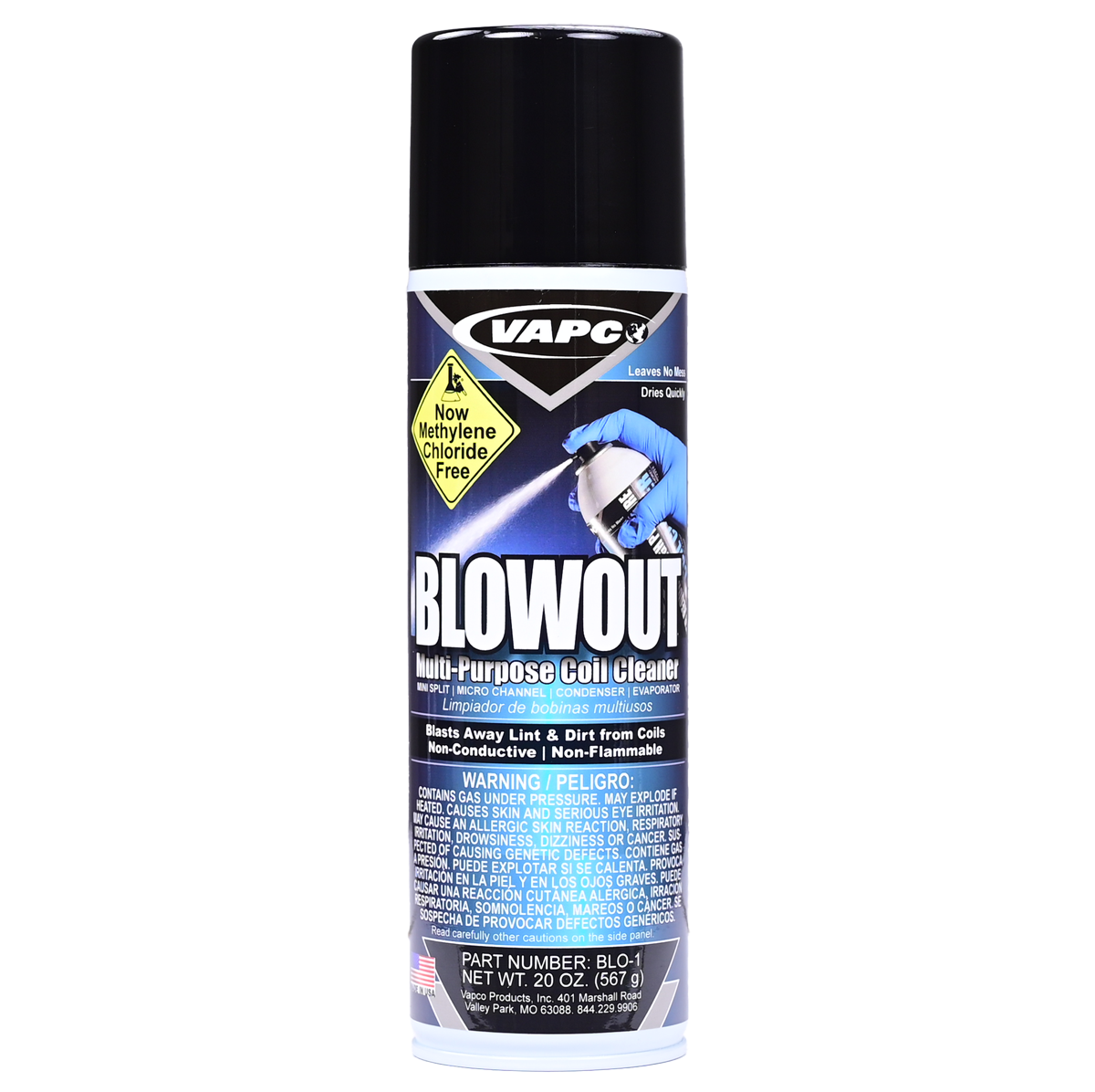 Blowout Aerosol Blo- 1, SC, LC - Vapco Solutions - Innovating HVACR for ...