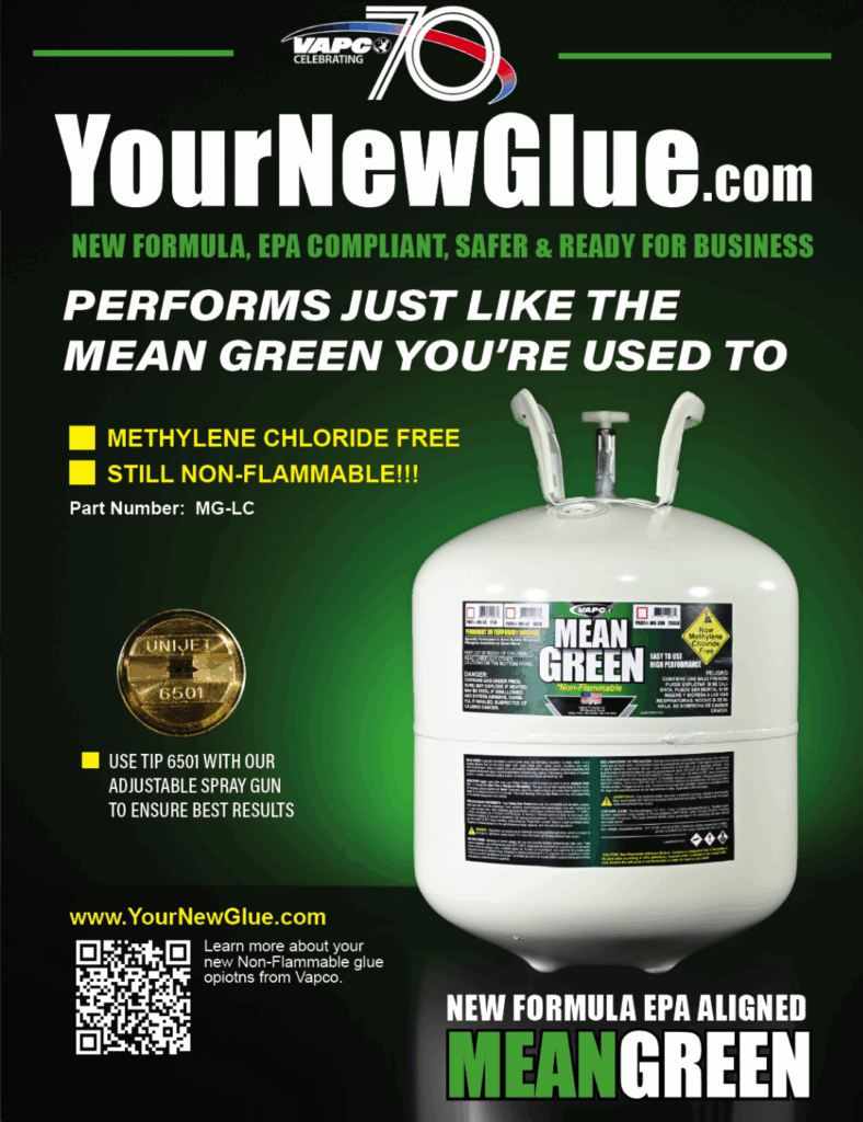 Non-Flammable Solvent Contact Adhesive for HVAC Insulation 30% solids