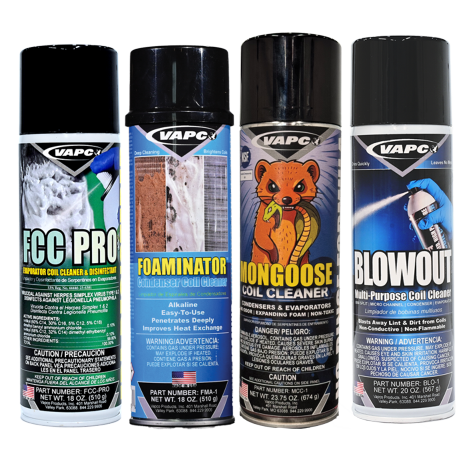 Professional Aerosol Coil Cleaners | Rinse & No-Rinse HVAC Sprays